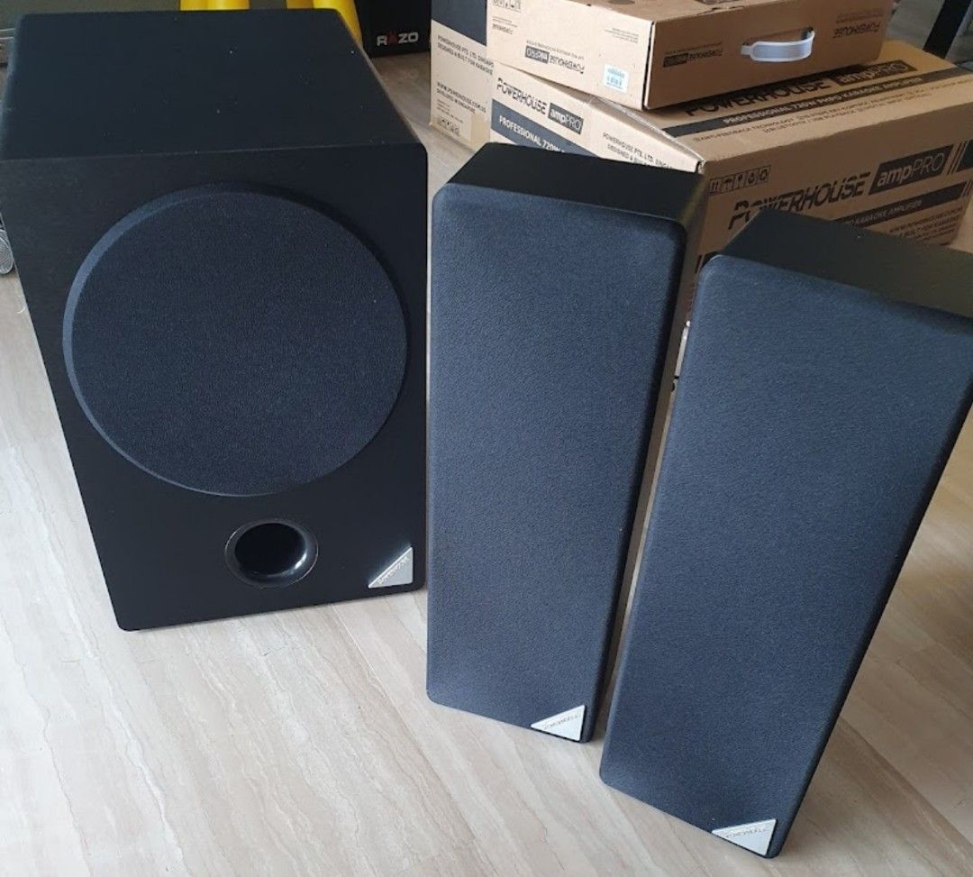 Powerhouse Ubox slim home karaoke package, TV & Home Appliances, TV & Entertainment ...