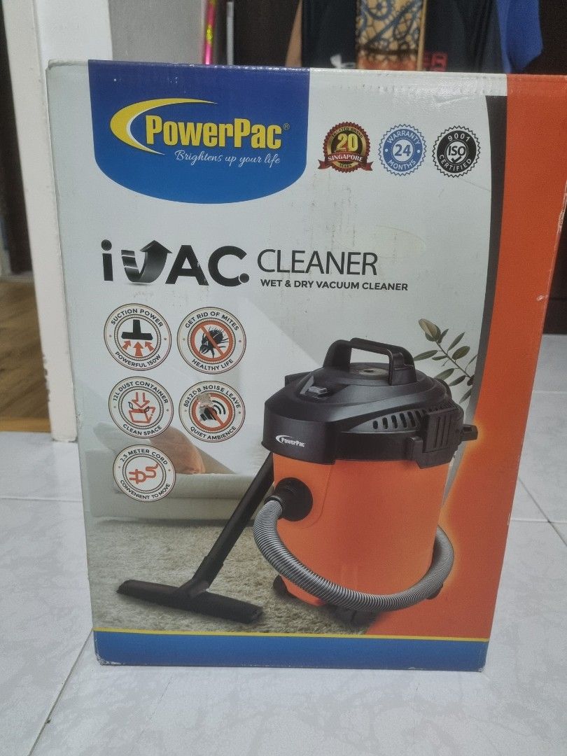 Powerpac ivac vacuum cleaner, TV & Home Appliances, Vacuum Cleaner ...
