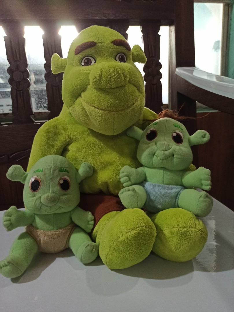 PRELOVED shrek family bundle, Hobbies & Toys, Toys & Games on Carousell