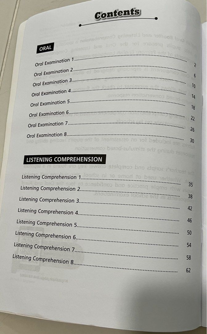 Primary 3 - Oral Booster and Listening Comprehension, Everything Else ...