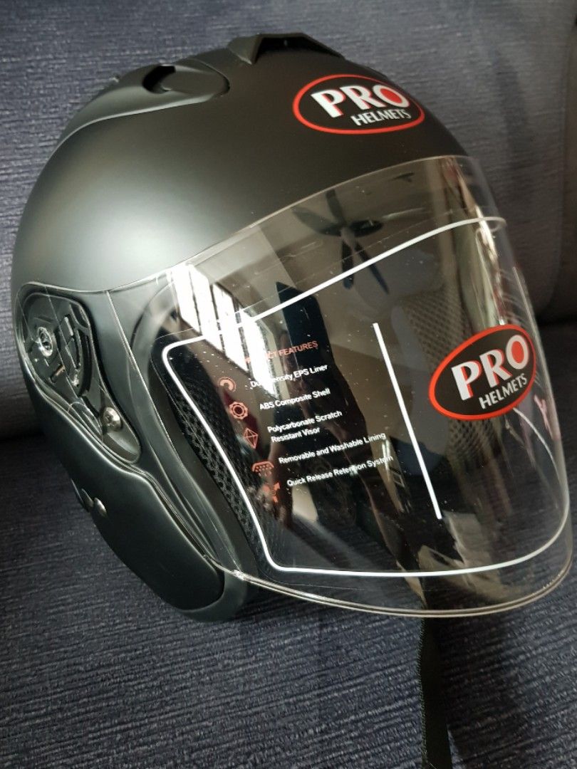Pro Helmets Motorcycle Helmet, Motorcycles, Motorcycle Apparel on Carousell