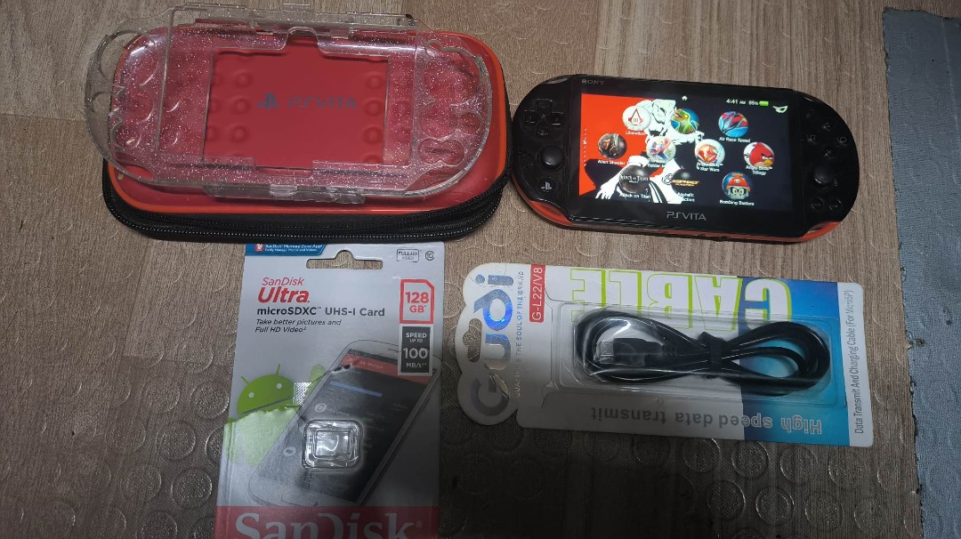 ps vita slims for sale 128gb full of games, Video Gaming, Video Game ...