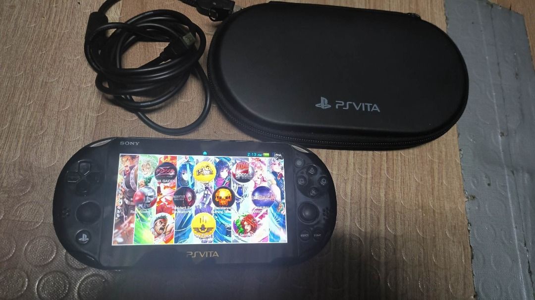 ps vita slims for sale 128gb full of games, Video Gaming, Video Game ...