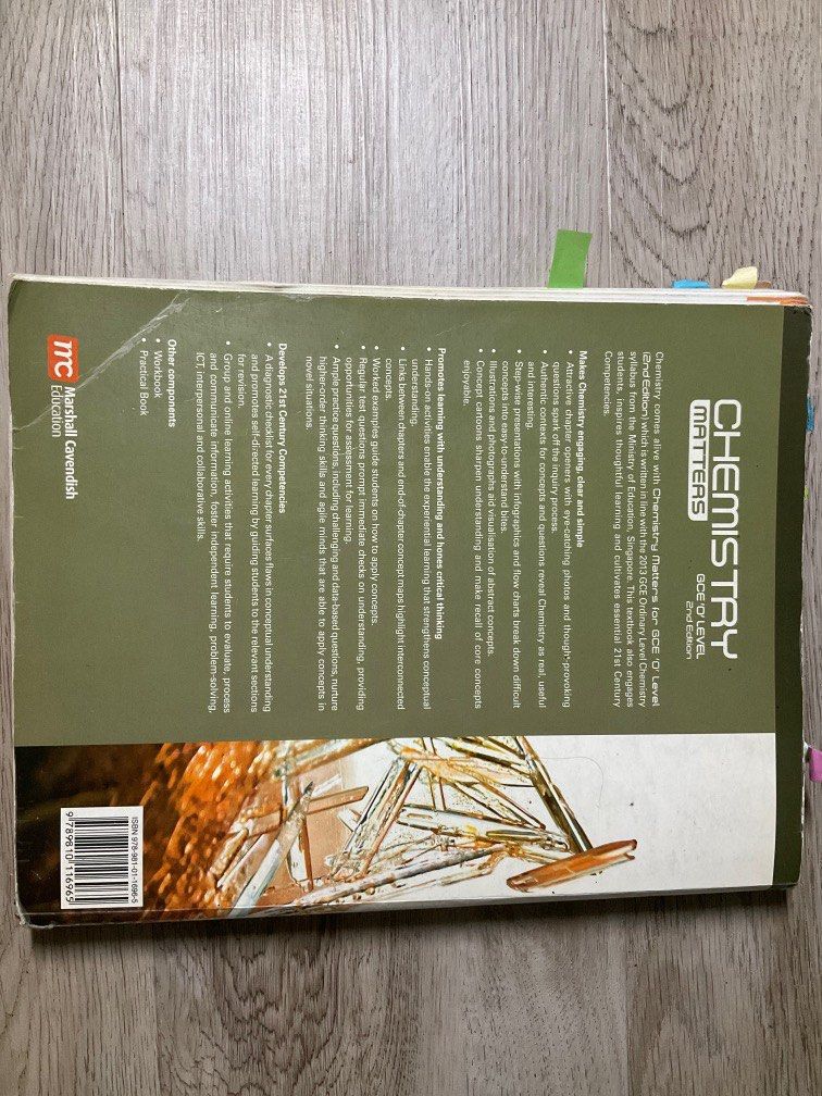 Pure/ Core Chemistry Matters Textbook Secondary 3/4, Everything Else on ...