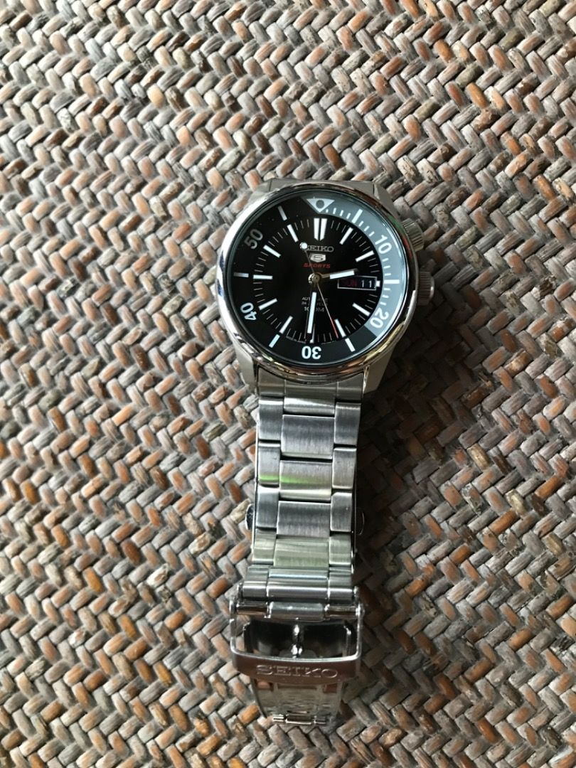 Rare! SRPB27 Seiko Dual Crown Compressor Dive Style Watch with Internal ...