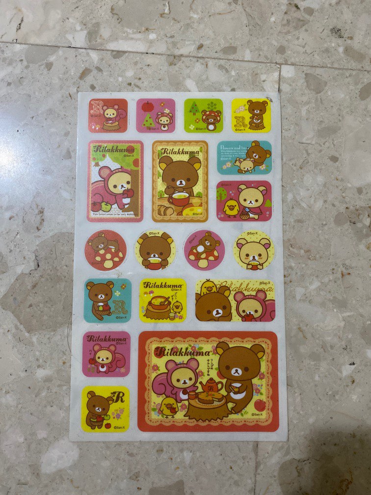Rilakkuma sticker, Hobbies & Toys, Stationery & Craft, Other Stationery ...