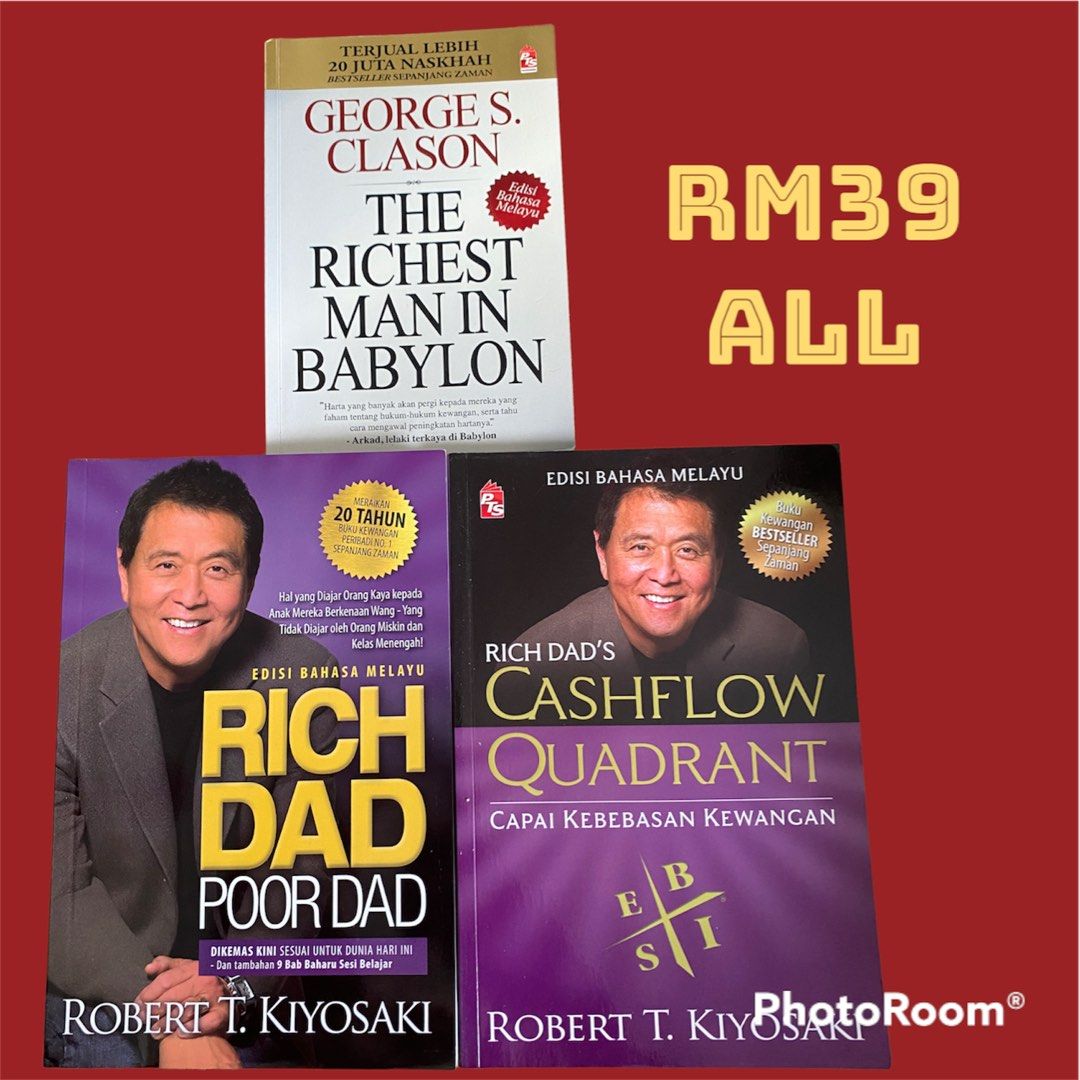 Rm39 For All Rich Dad Poor Dad Cashflow Quadrant The Richest Man