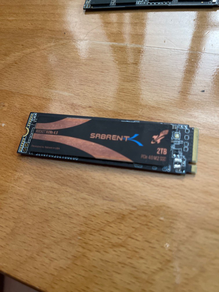 Sabrent rocket 2TB ssd nvme m2, Computers & Tech, Parts & Accessories ...