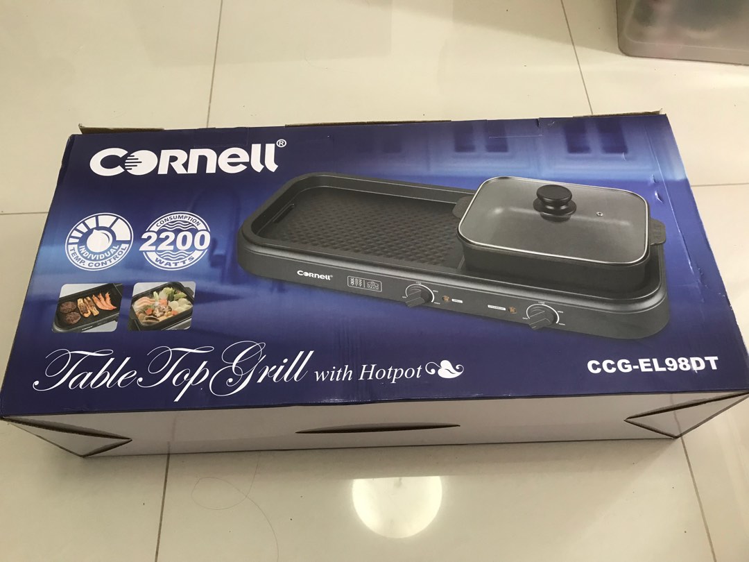 Sale: $55 only!! Cornell 2-in-1 Steamboat BBQ Pan Grill Hot Pot Set, TV ...