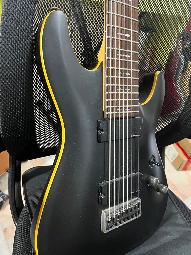 Schecter Demon 8 8string electric guitar, Hobbies & Toys, Music & Media, Musical Instruments on ...