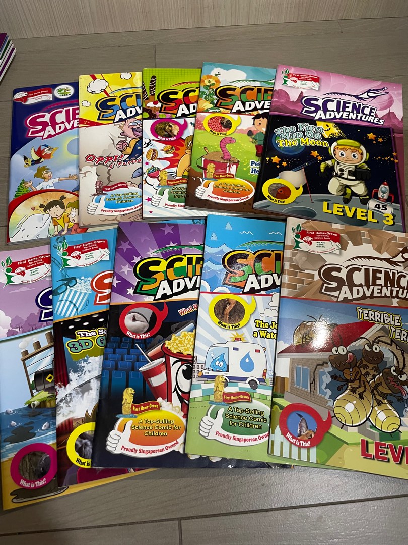 science adventure story book bundle of 10, Hobbies & Toys, Books ...