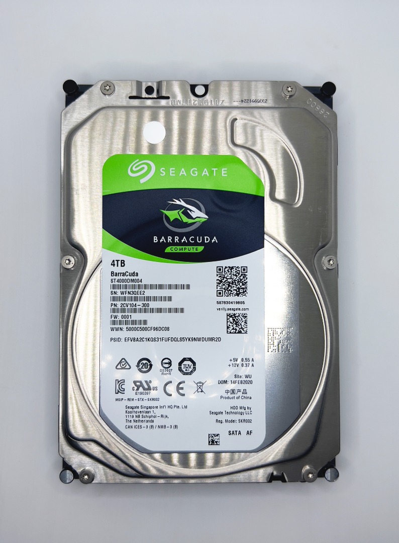 Seagate 4tb Barracuda 3 5 Hard Disk Computers And Tech Parts And Accessories Hard Disks