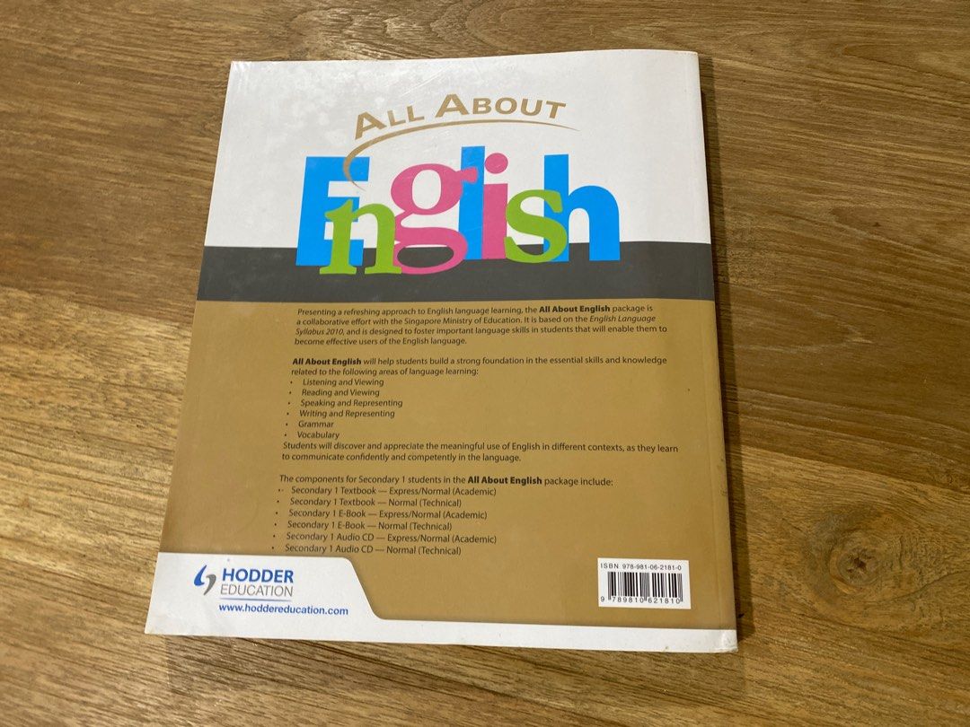 Sec 1 English textbook, Hobbies & Toys, Books & Magazines, Textbooks on ...