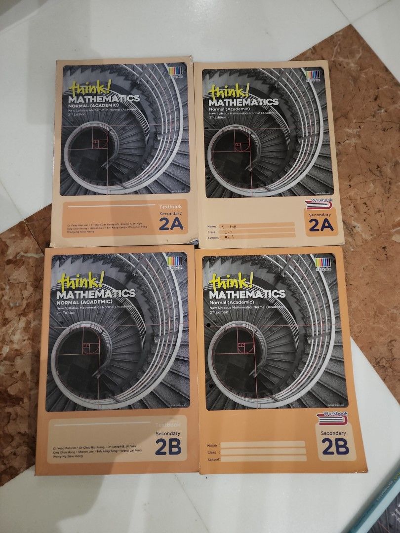 Sec 2 NA Math textbook and workbook, Hobbies & Toys, Books & Magazines ...