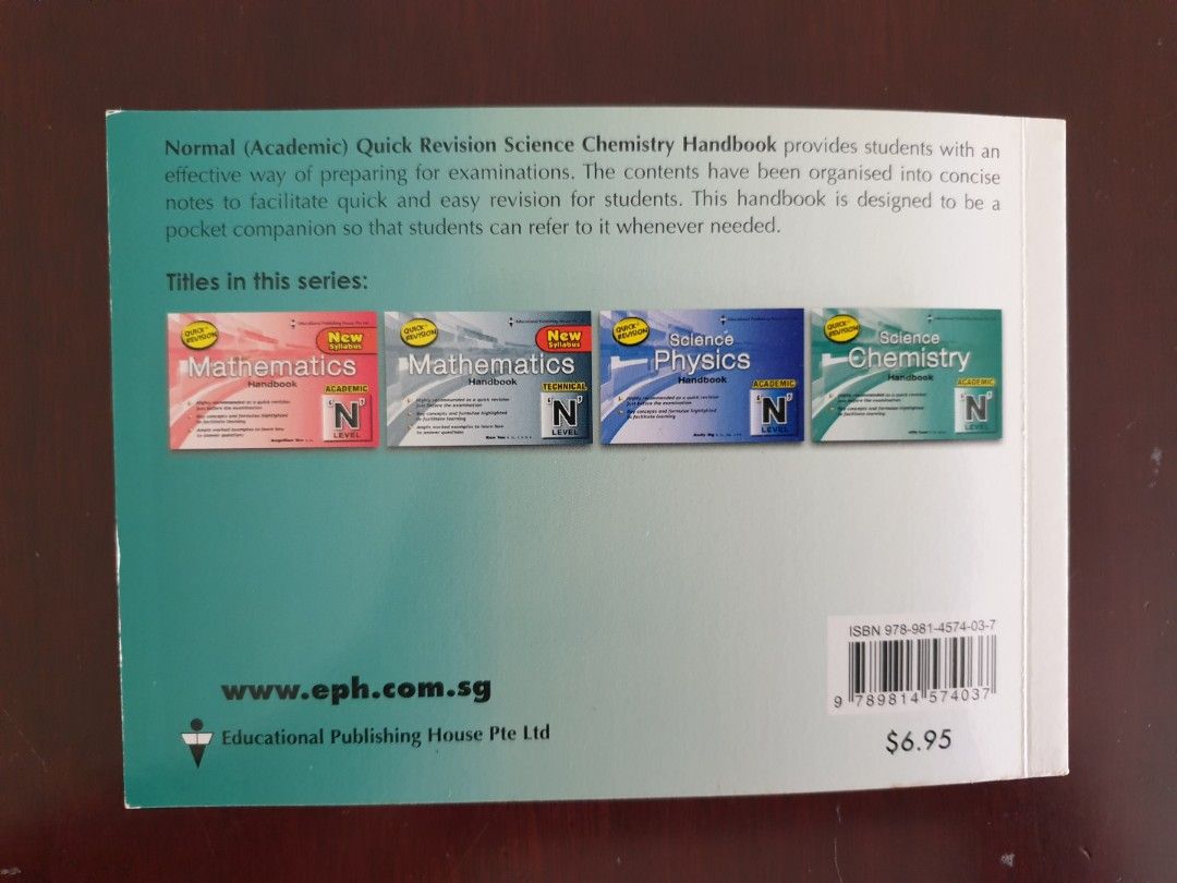 Sec 3 Sec 4 N level Science Chemistry Handbook, Hobbies & Toys, Books ...