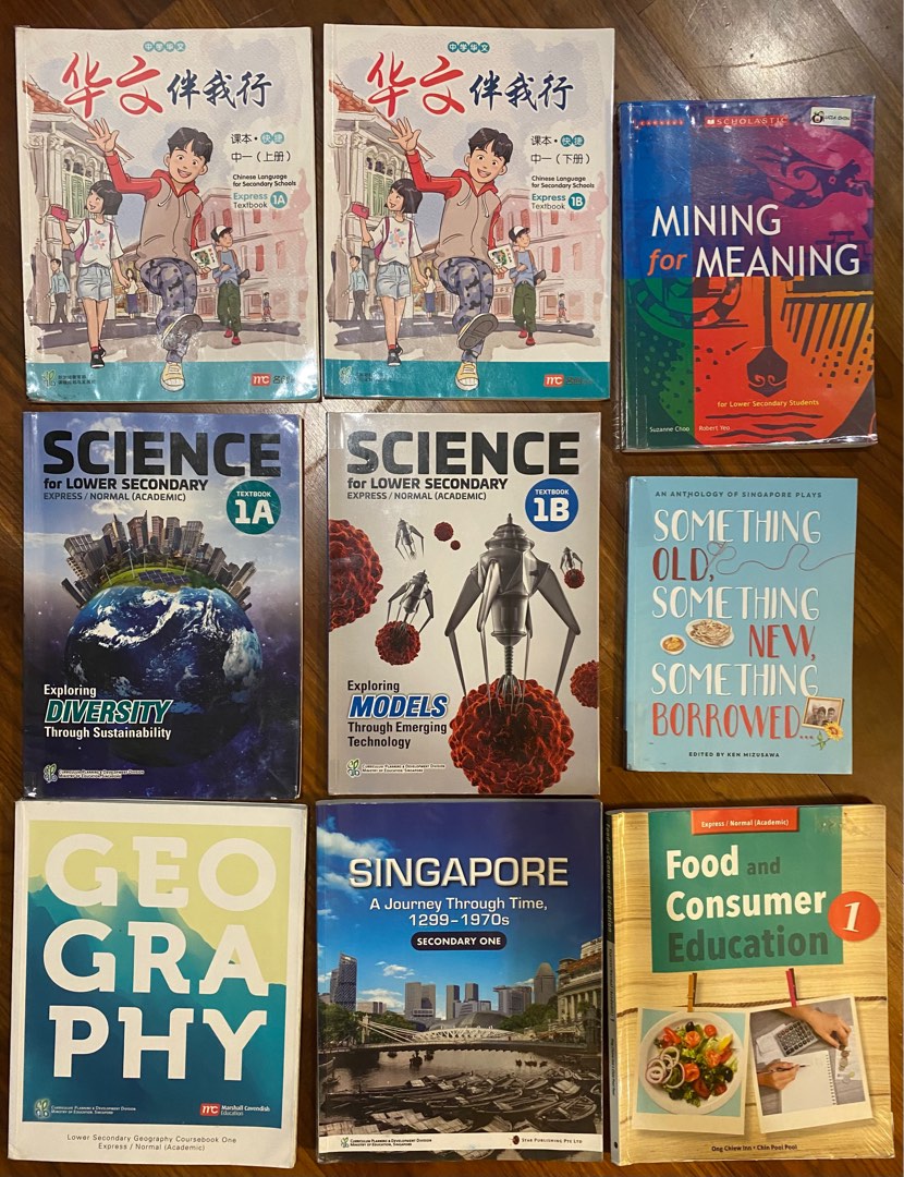 Secondary one textbooks, Hobbies & Toys, Books & Magazines, Textbooks ...