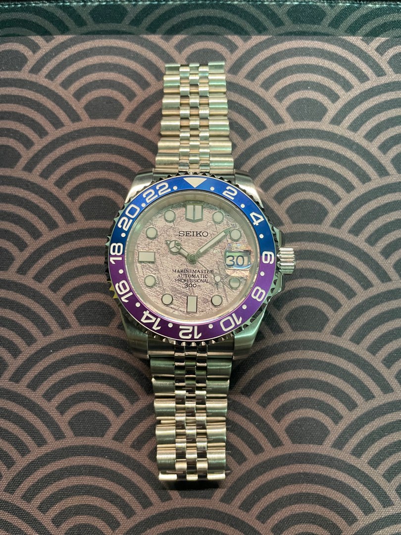 Seiko Custom Mod “GMT Master II Meteorite Fuchsia” 40mm case, Men's ...