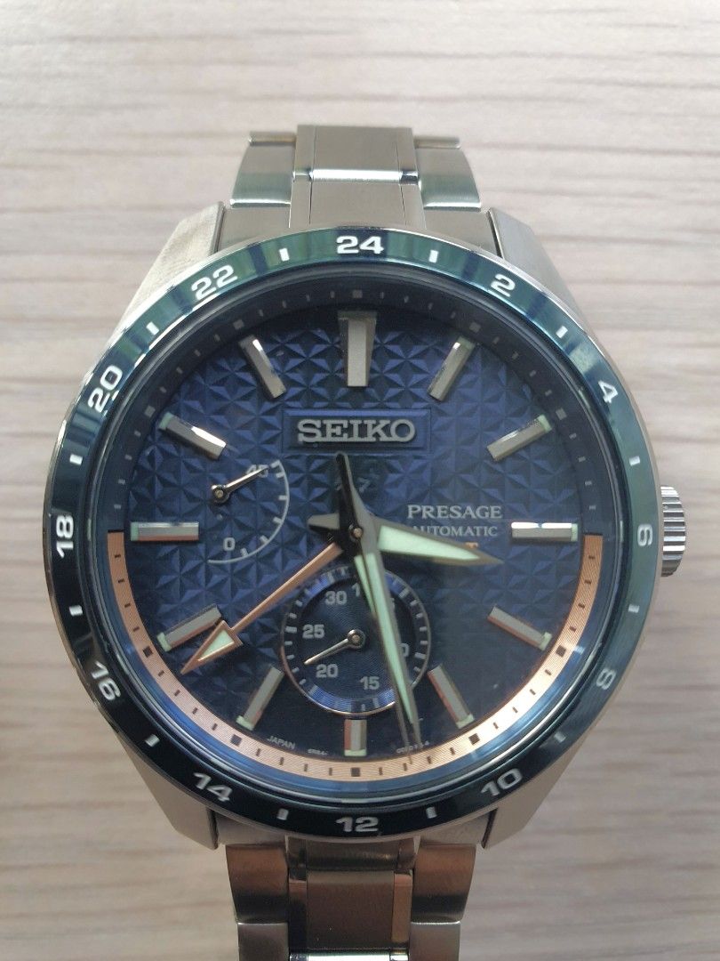 Seiko Presage SPB217J1 GMT Automatic watch, Luxury, Watches on Carousell