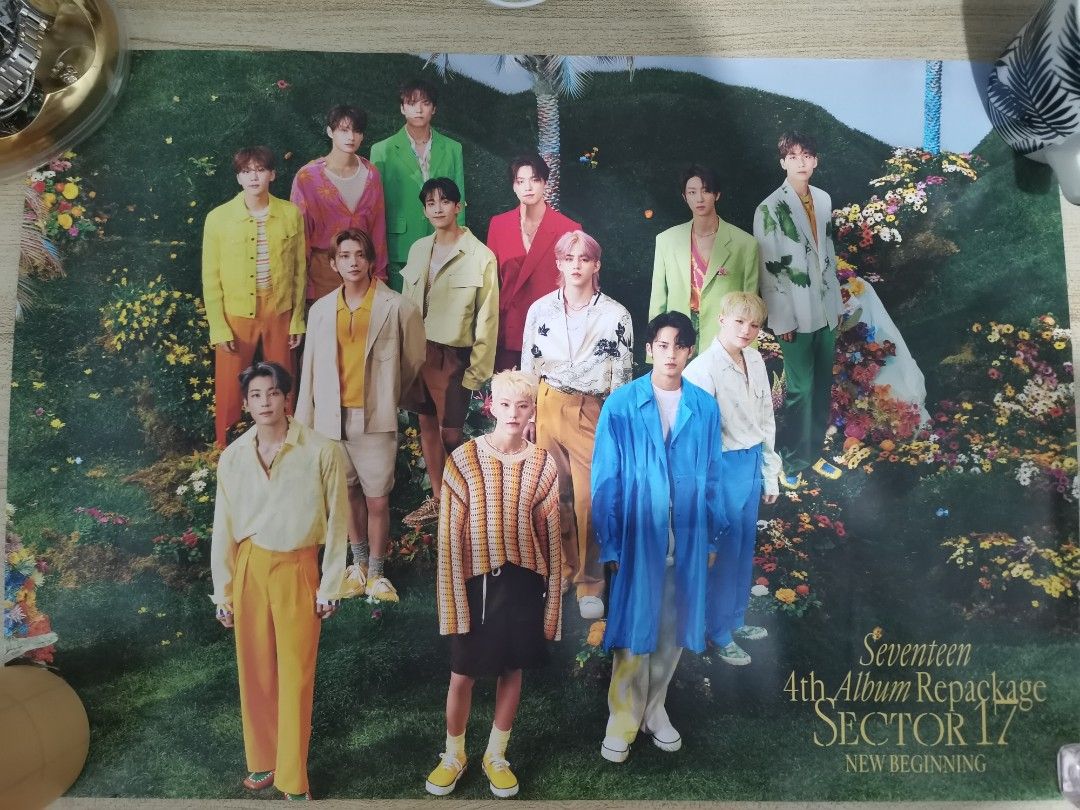 Seventeen Poster Sector17 New Beginning, Hobbies & Toys, Memorabilia ...