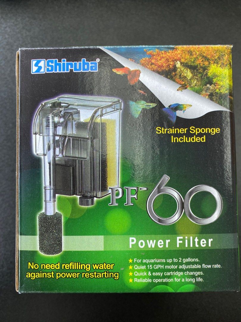 Shiruba PF60 HOB filter, Pet Supplies, Homes & Other Pet Accessories on ...
