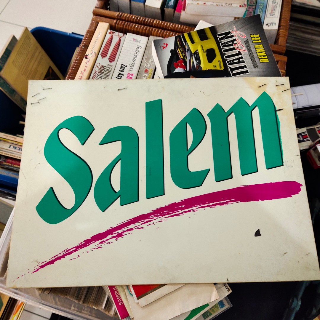 Sign Salem #BE, Hobbies & Toys, Collectibles & Memorabilia, Vintage ...