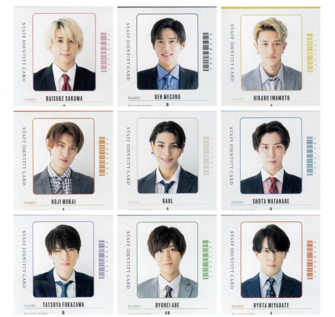 SnowMan poster card, johnnys jr, Hobbies & Toys, Memorabilia ...