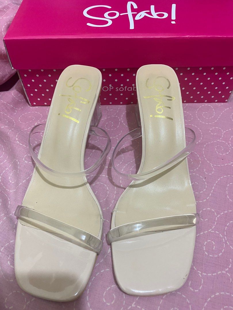 SoFab Nude Heels, Women's Fashion, Footwear, Heels on Carousell