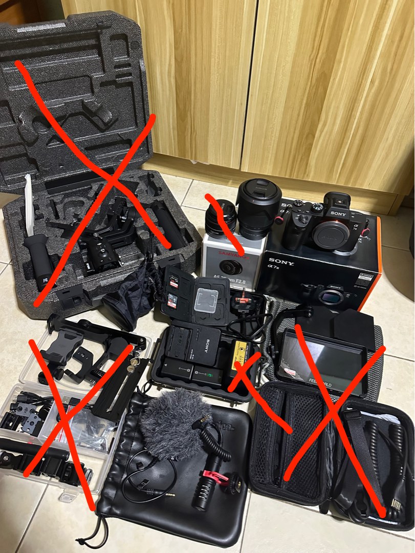 SONY A7III + Video kit + dry cabinet + Wandrd camera bag, Photography ...