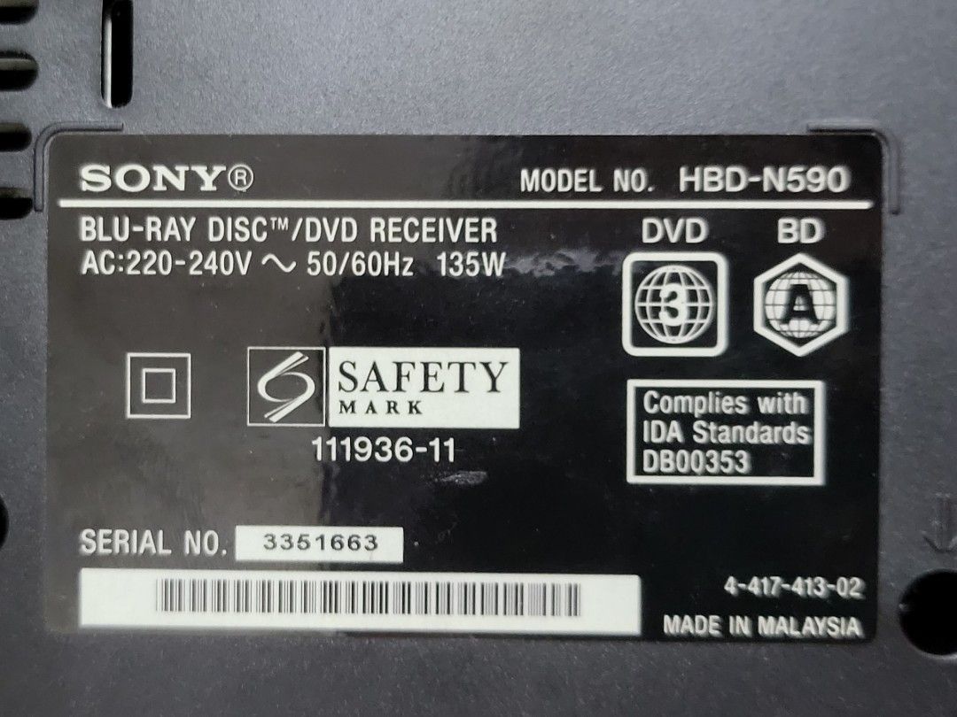 Sony N590 5.1 Home theatre with LG sub, Audio, Soundbars, Speakers & Amplifiers on Carousell