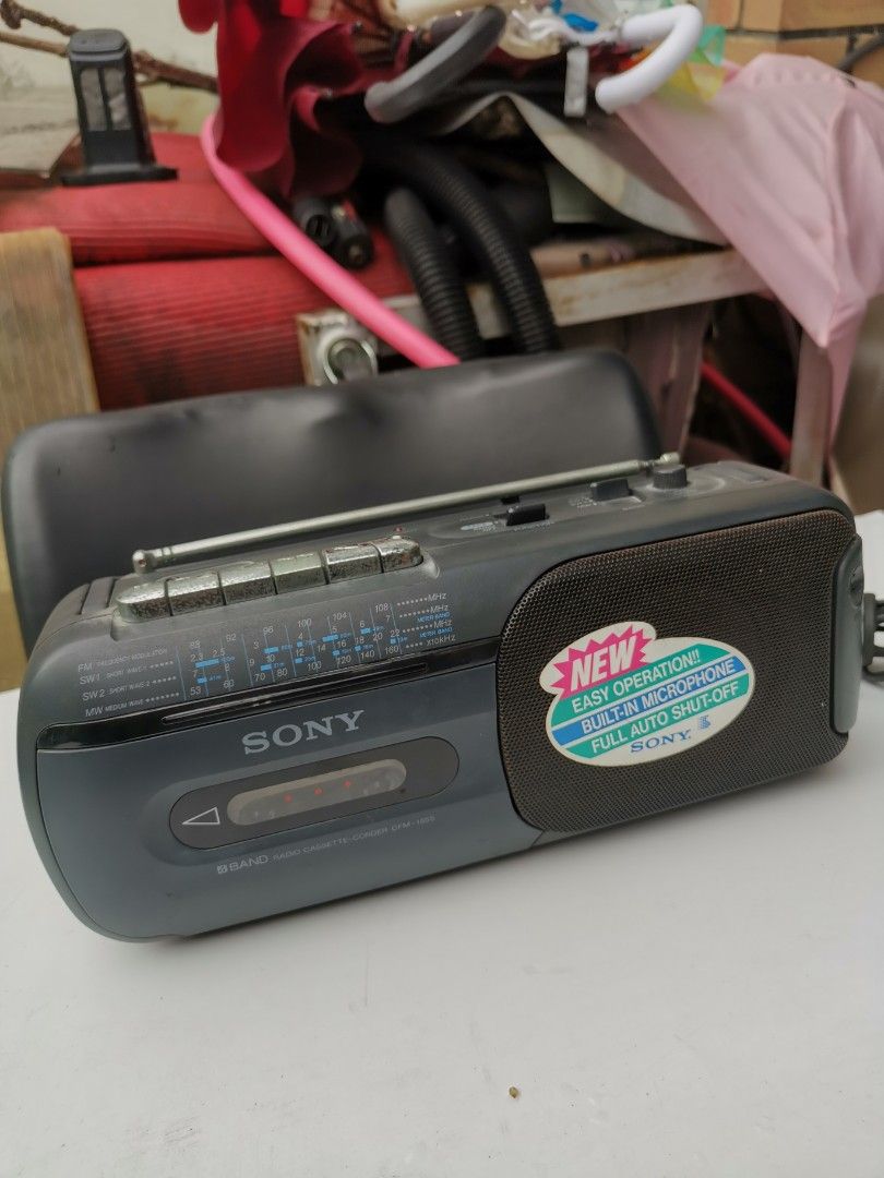SONY RADIO CASSETTE PLAYER ALL FUNCTIONS WORKING WORKING CONDITIONS $18 ...