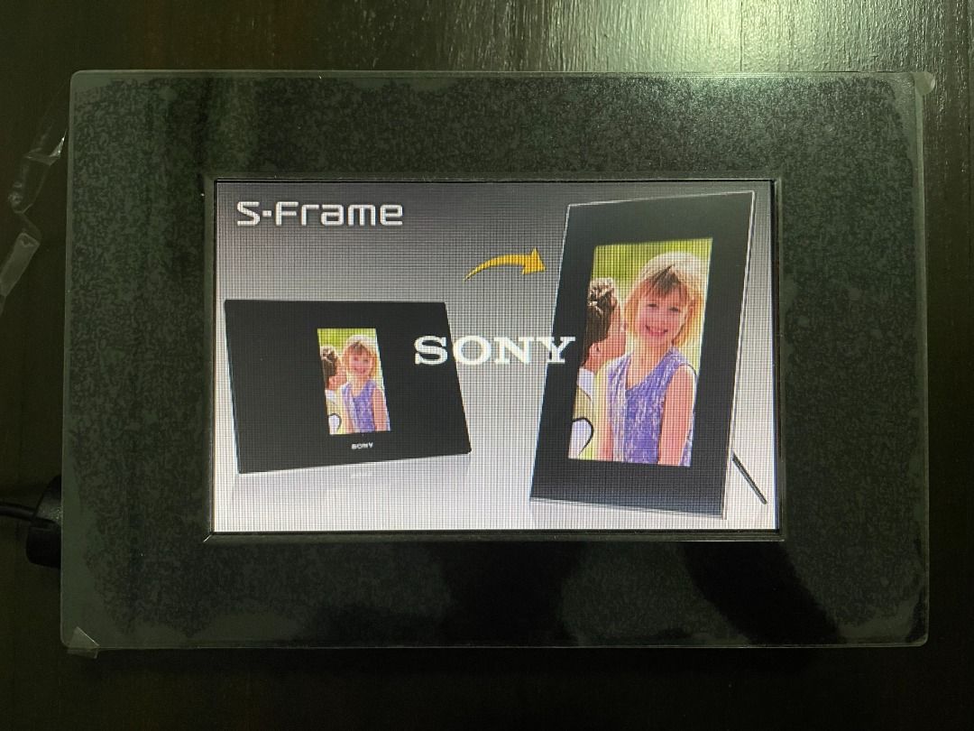 SONY S-Frame Digital Photo Frame with 512MB SD Memory Card, Furniture ...