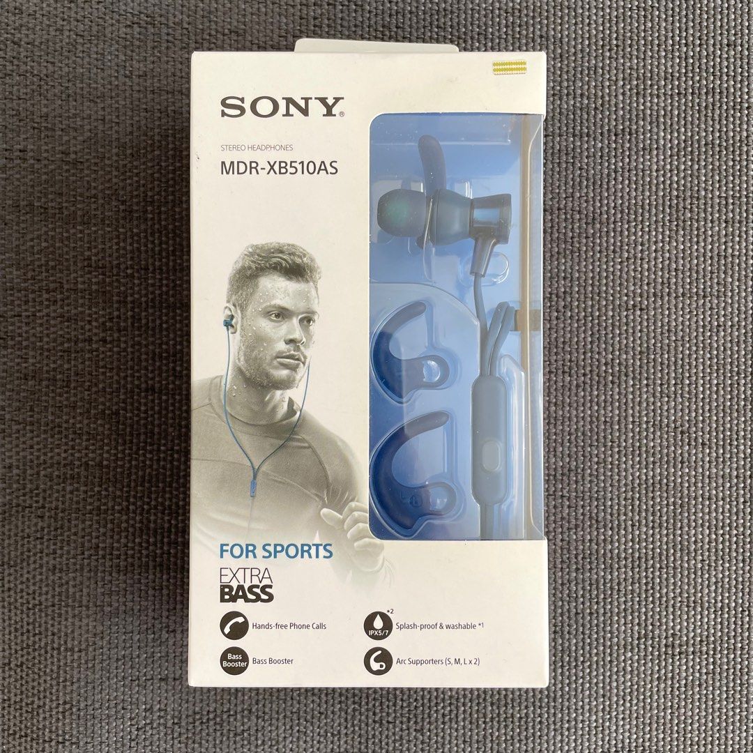 Sony Sports Headphones MDR-XB510AS, Audio, Headphones & Headsets on ...