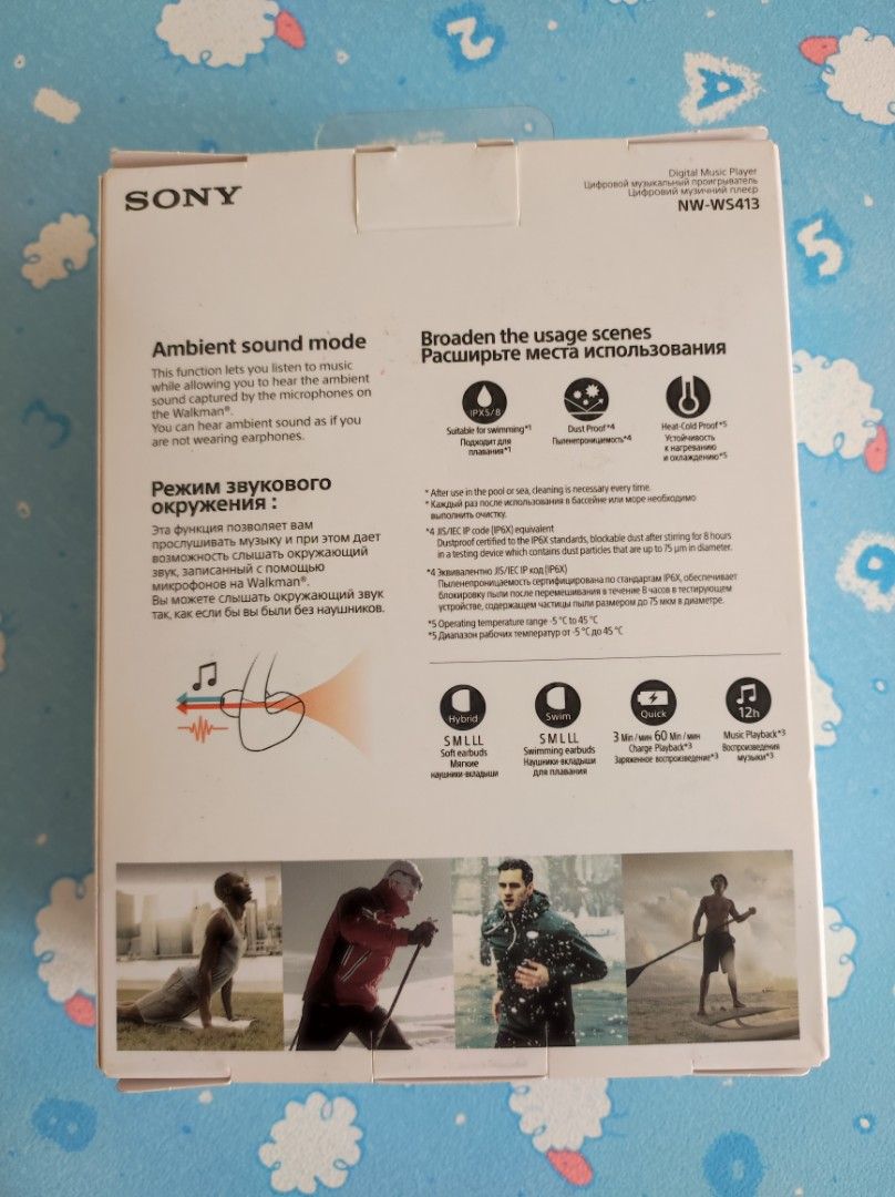 SONY Walkman NW-WS413, 音響器材, 耳機 - Carousell