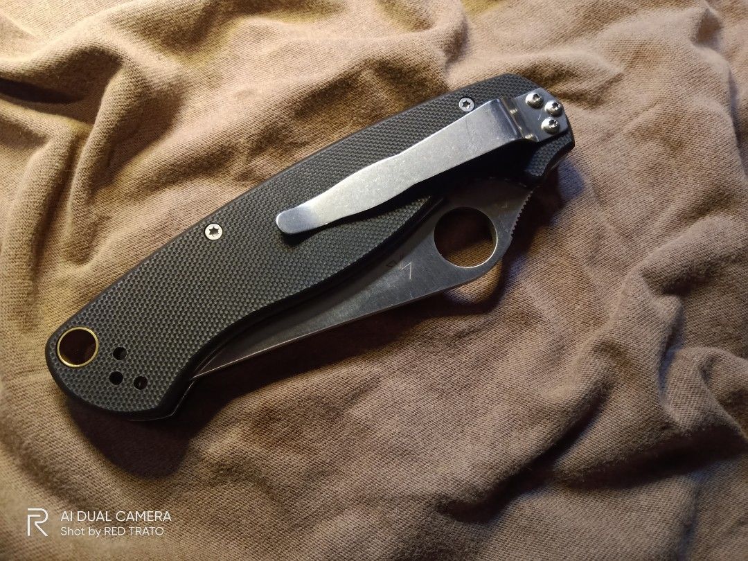 Spyderco CPM S30V Camping survival tolol EDC buck boker kershaw ...