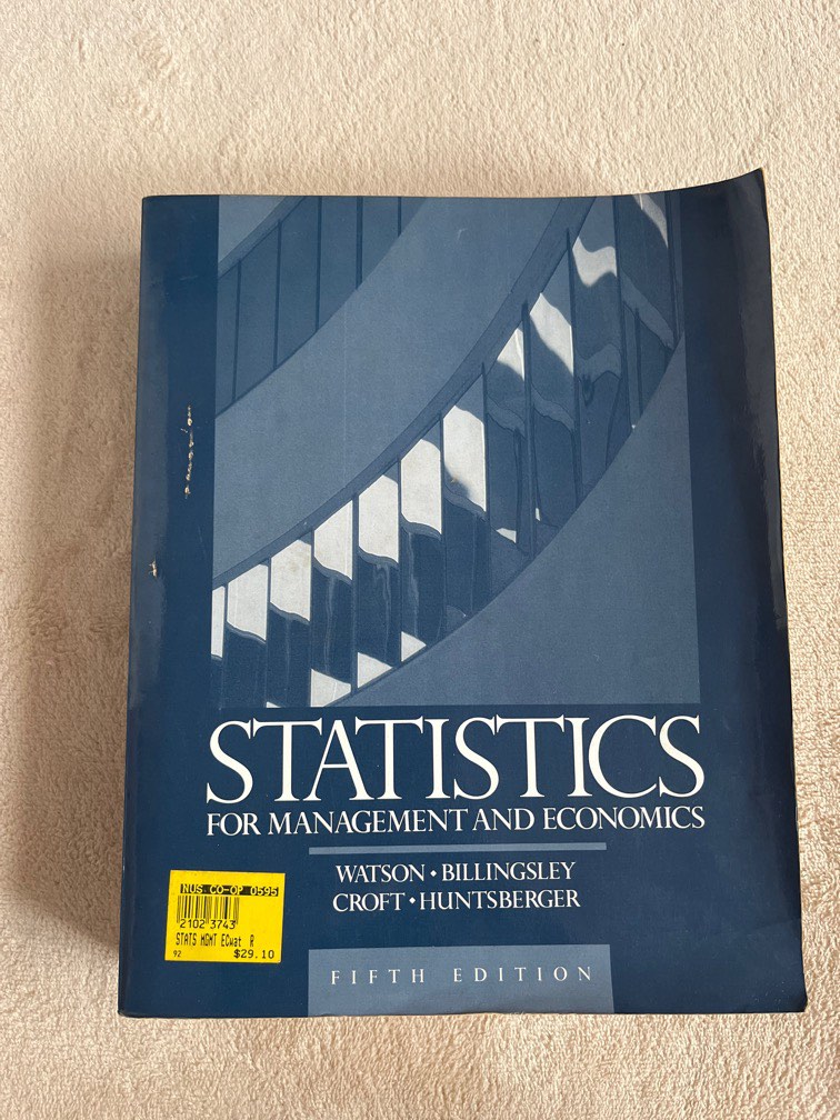 Statistics for management & Economics, Hobbies & Toys, Books ...