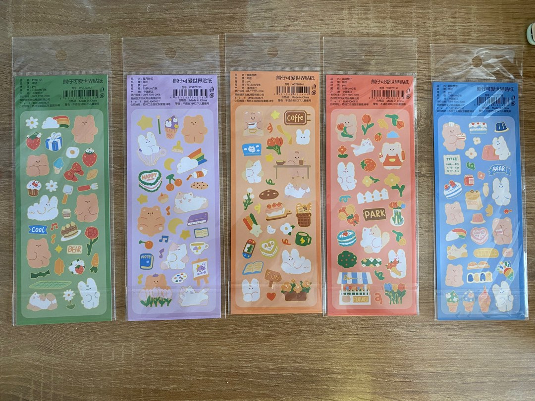 Sticker set 2, Hobbies & Toys, Stationary & Craft, Other Stationery ...