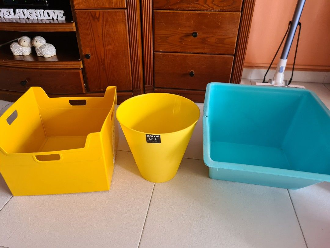 Ikea Trolfast Storage bins & Random storage boxes, Furniture & Home ...