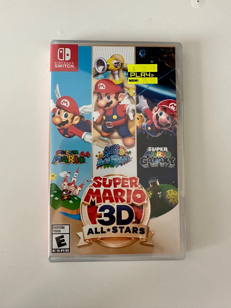 Super Mario 3D All Stars Nintendo Switch game, Video Gaming, Video ...