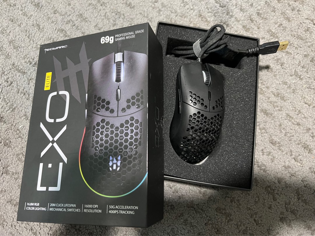 Tecware Exo Elite Mouse Computers And Tech Parts And Accessories Mouse And Mousepads On Carousell