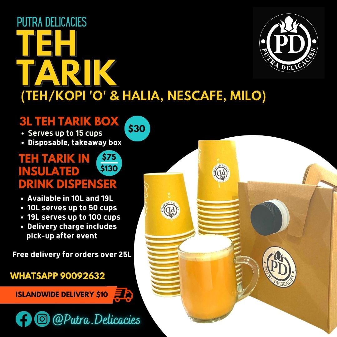 Teh Tarik Box, Food & Drinks, Beverages on Carousell