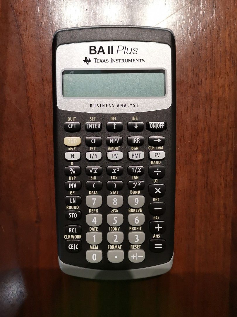 Texas Instruments BA II Plus Financial Calculator, Hobbies & Toys ...