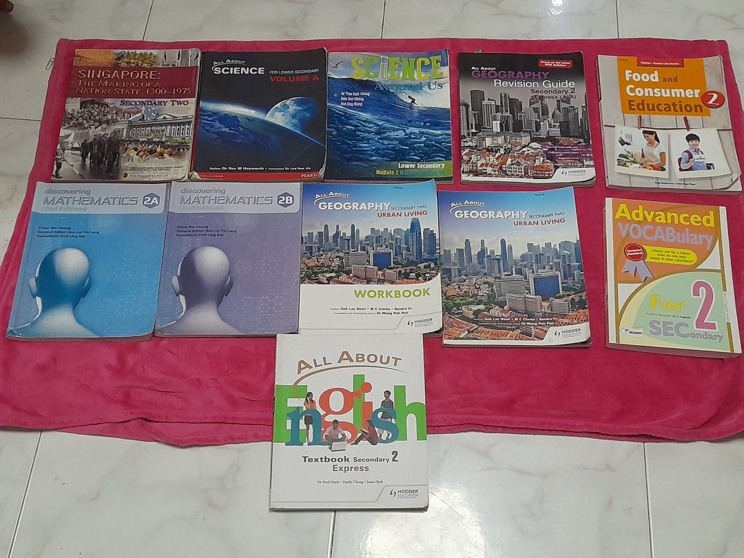 Textbooks secondary 2, Hobbies & Toys, Books & Magazines, Textbooks on ...