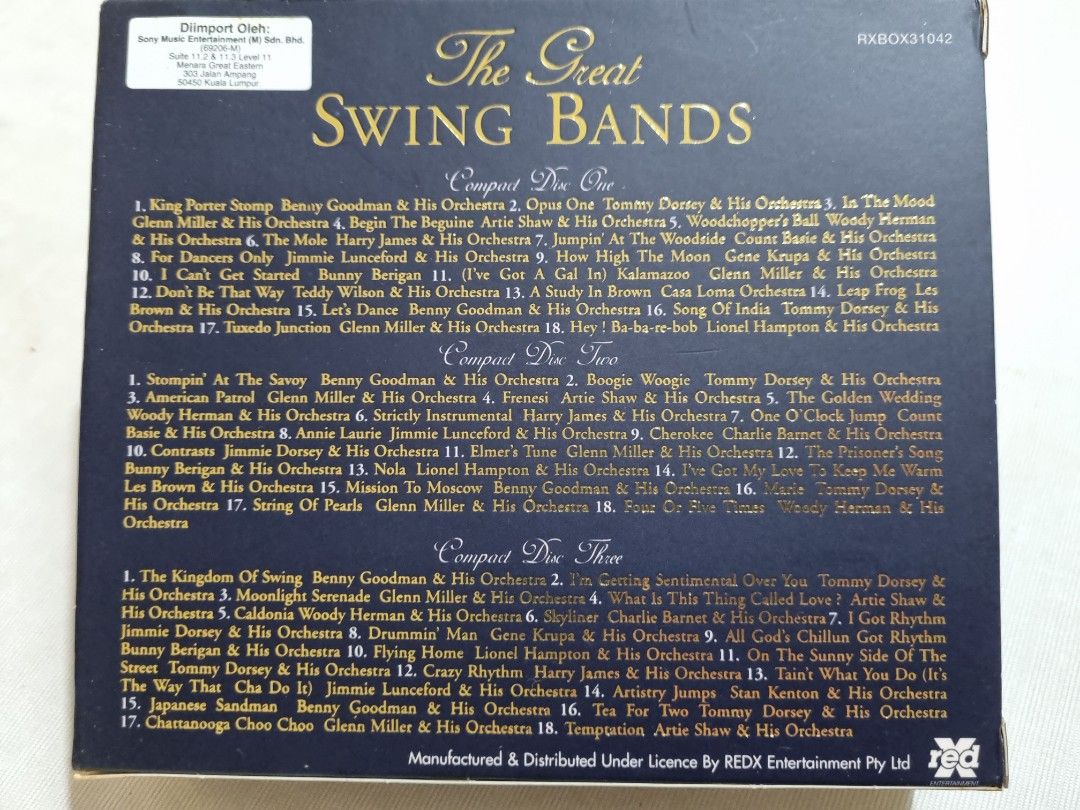 The Great Swing Bands, Hobbies & Toys, Music & Media, CDs & DVDs on ...