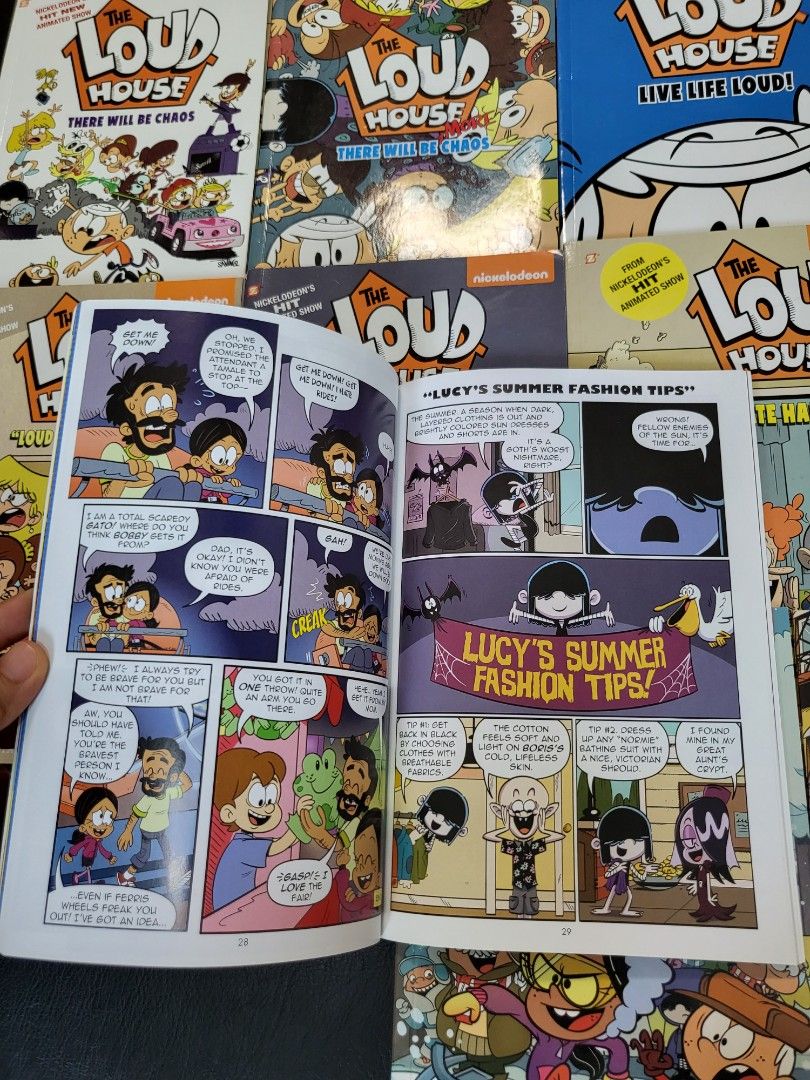 The Loud House comics 9 books, Hobbies & Toys, Books & Magazines ...