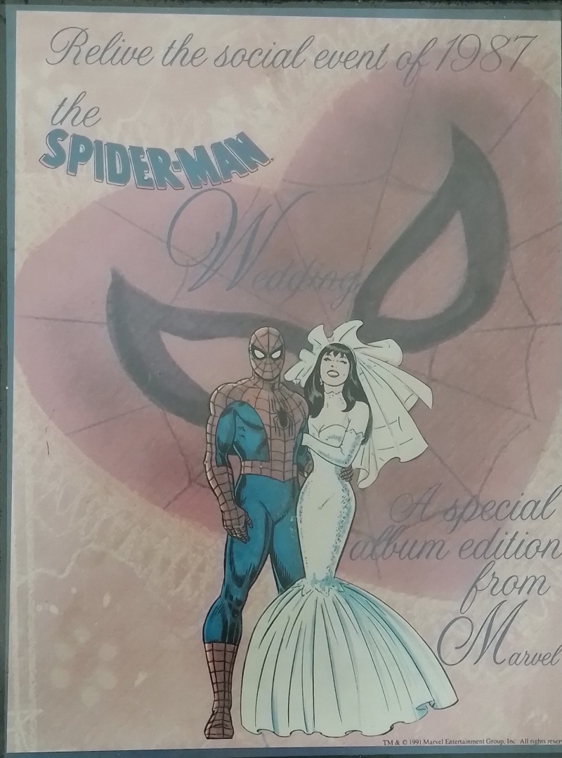 The Spider-Man Wedding 1987 (Poster issued 1991), Hobbies & Toys ...