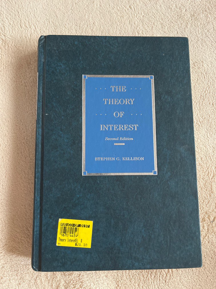 Theory of Interest, Hobbies & Toys, Books & Magazines, Textbooks on ...