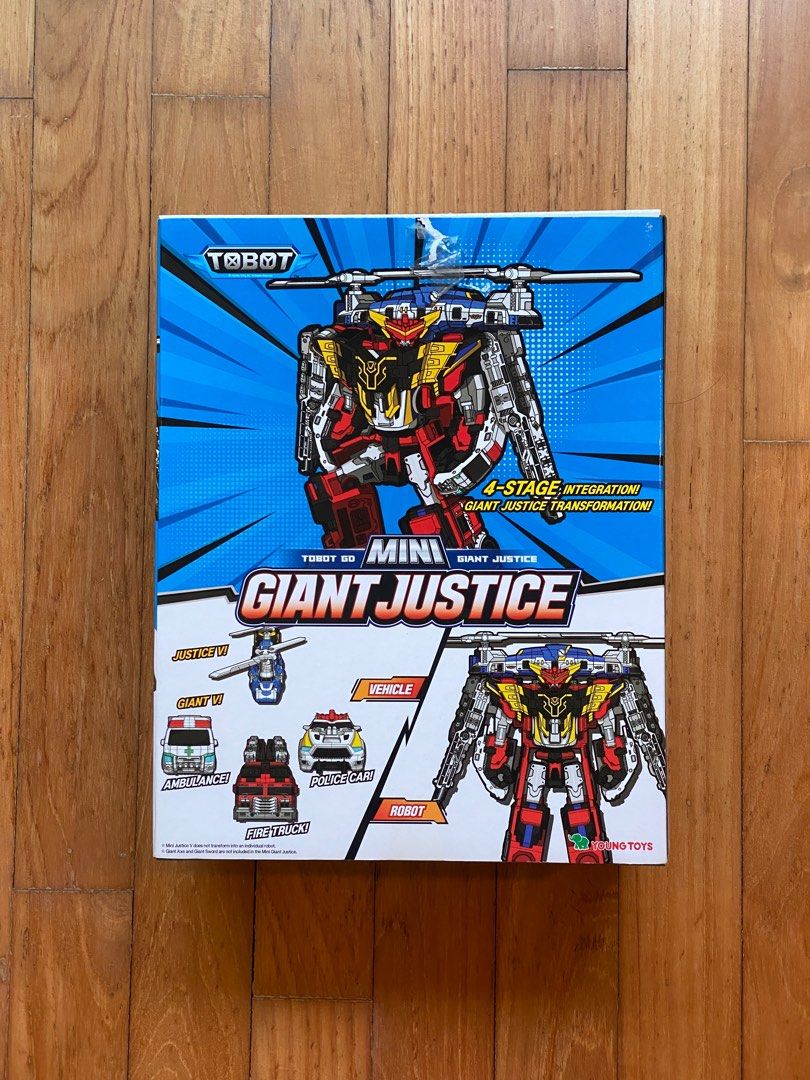 Tobot Giant Justice, Hobbies & Toys, Toys & Games on Carousell