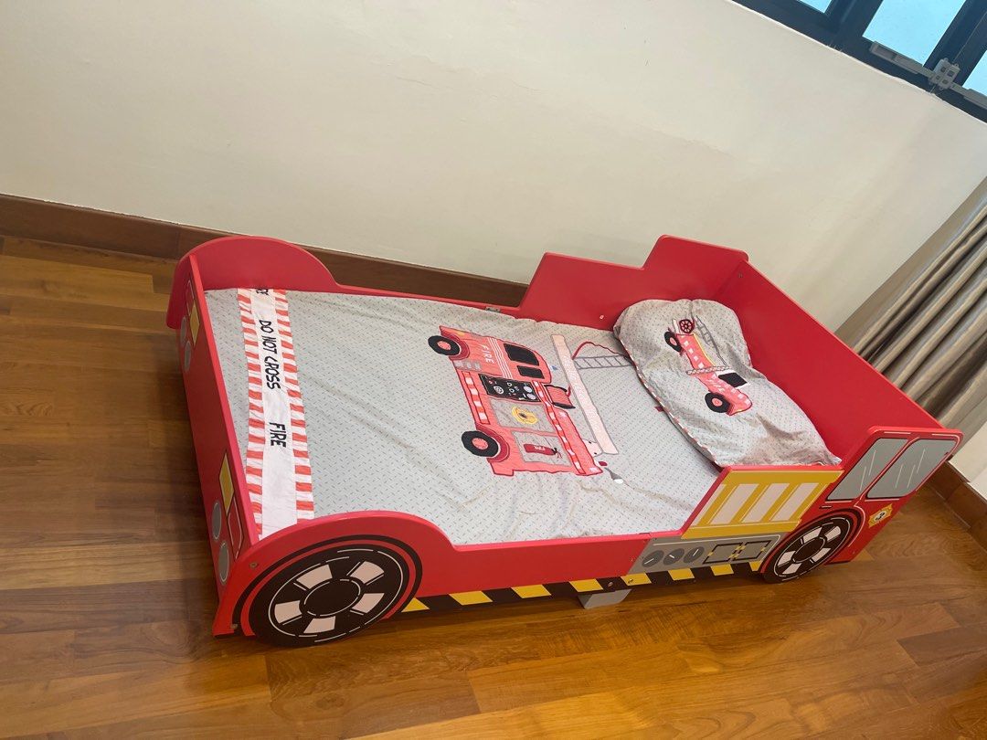 Toddler Fire Truck bed, Babies & Kids, Baby Nursery & Kids Furniture ...