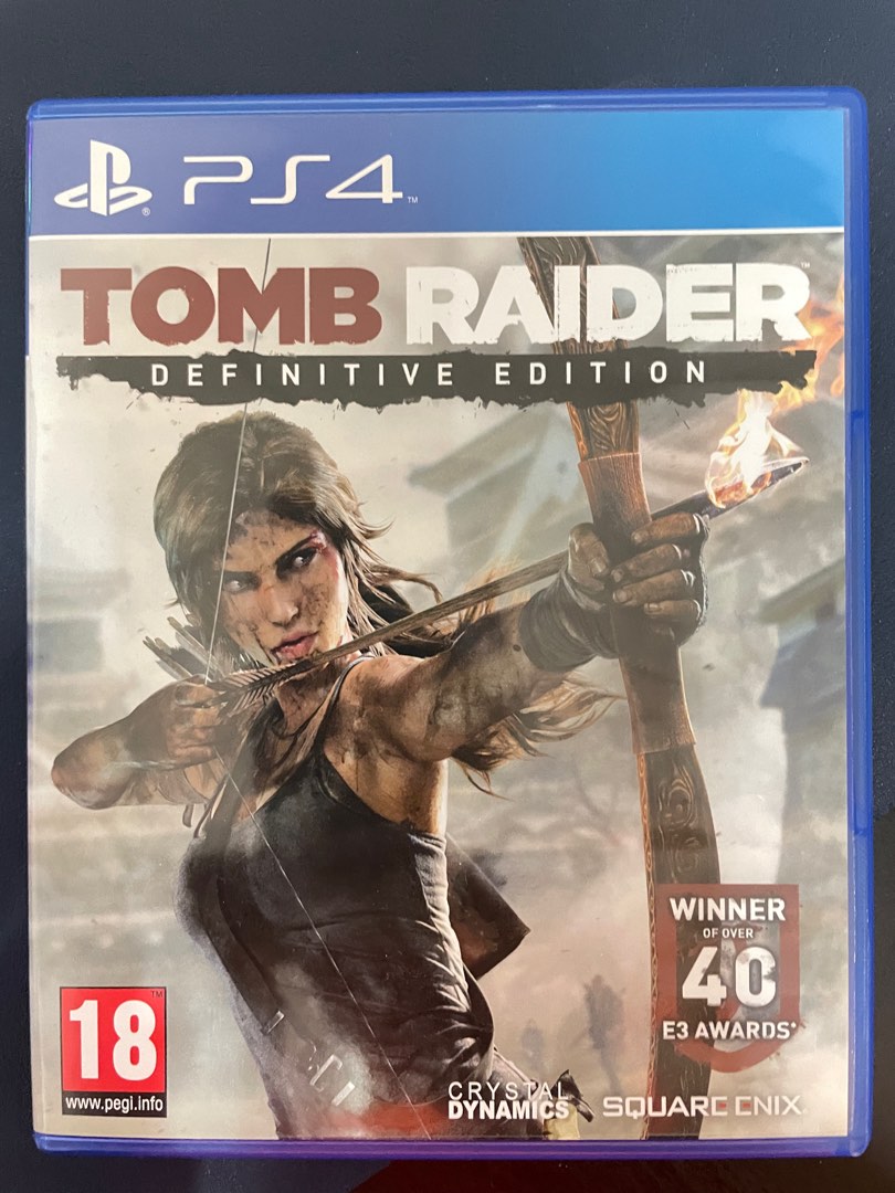 Tomb Raider Definitive Edition PS4, Video Gaming, Video Games ...