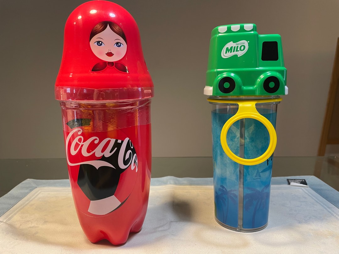 Tumbler Coca Cola and Milo Truck, Furniture & Home Living, Kitchenware ...